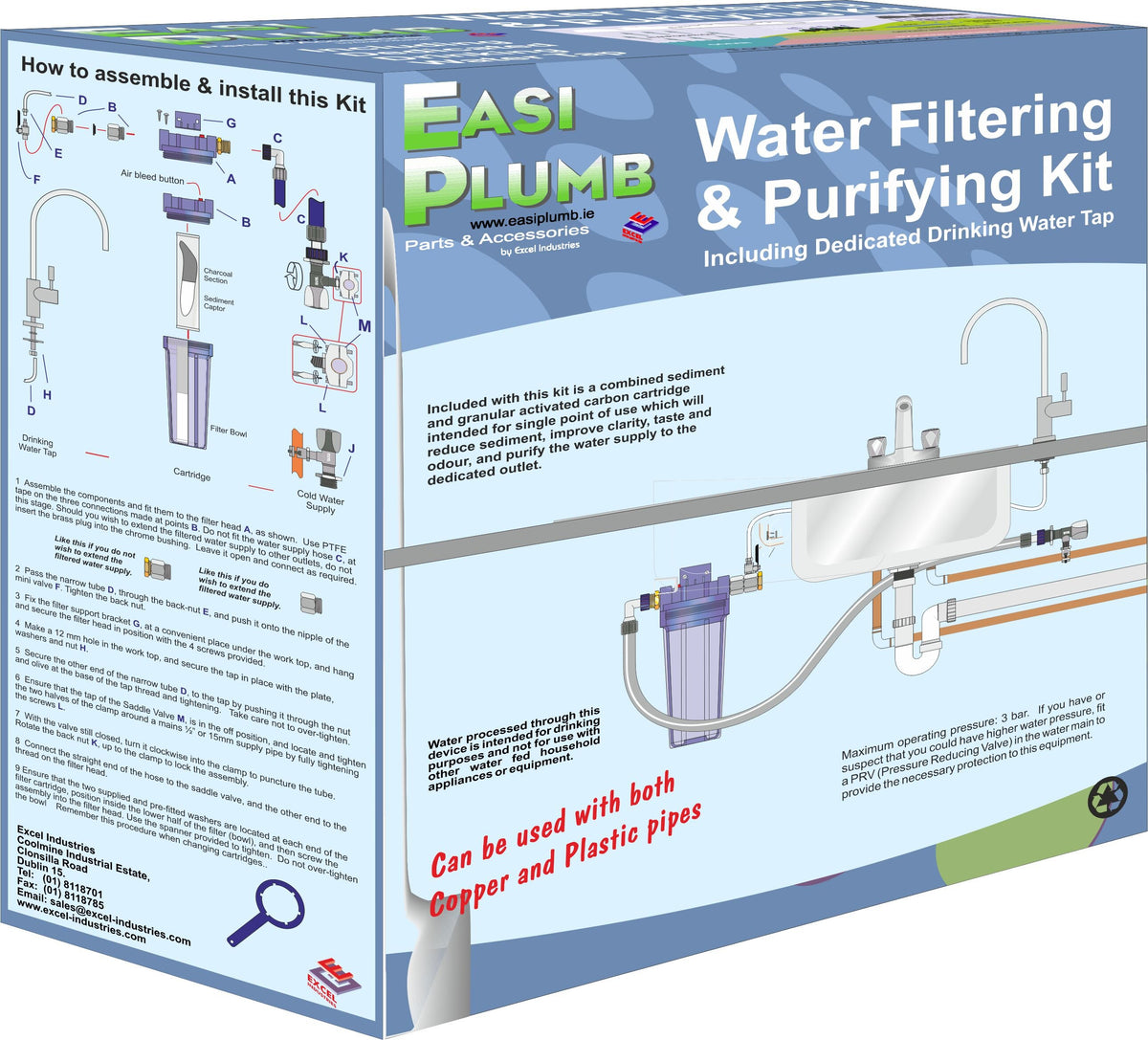 Easi Plumb Water Filtering & Purifying Kit – HardwareStoreIreland.