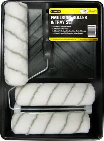 STANLEY EMULSION ROLLER SET 3 SLEEVE – HardwareStoreIreland.